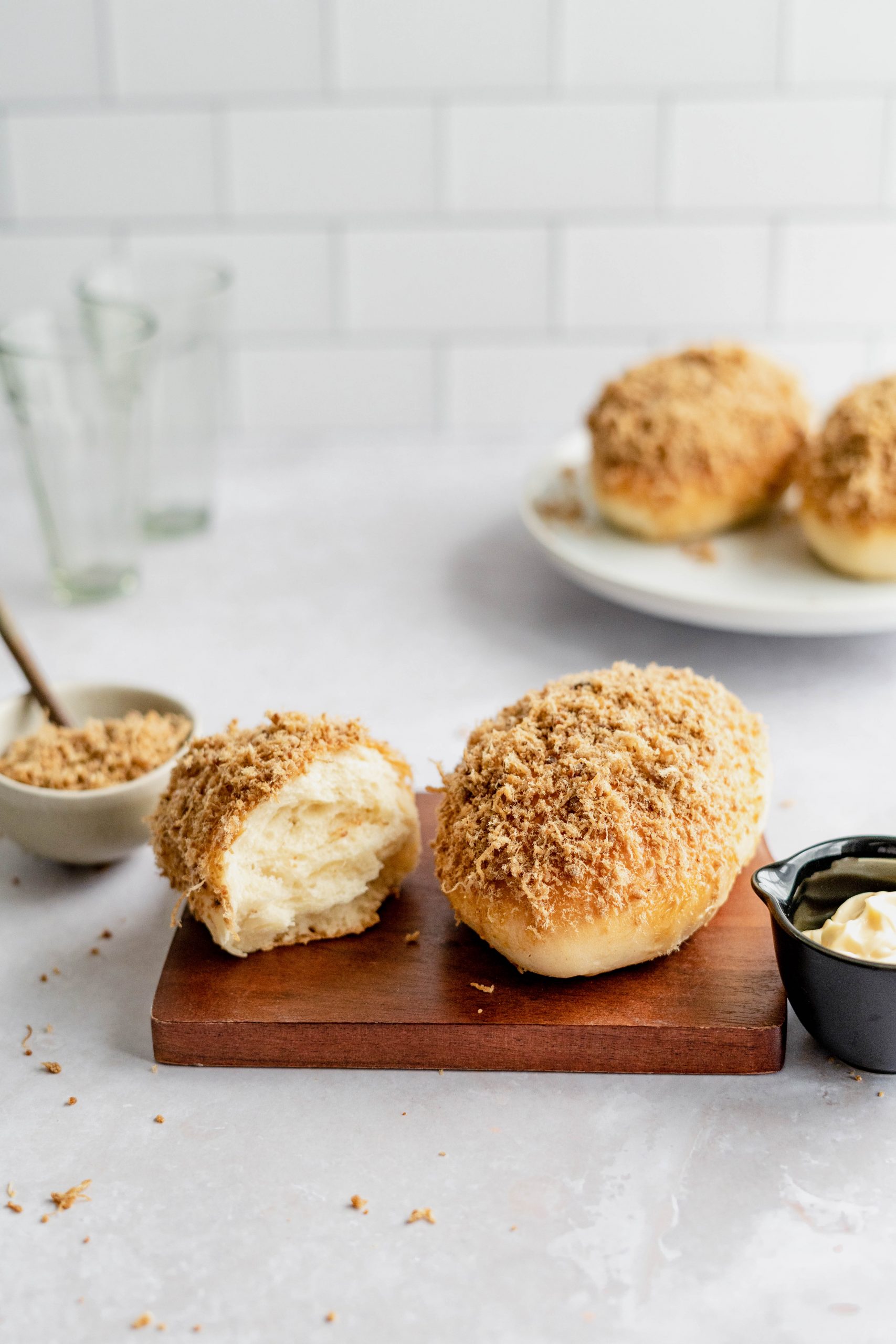 Pork Floss Bun - Cook with Catherine